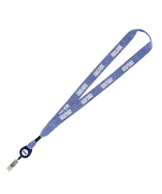 Custom Lanyard Retractable 3/4" with your logo | MiniThrowBalls.com